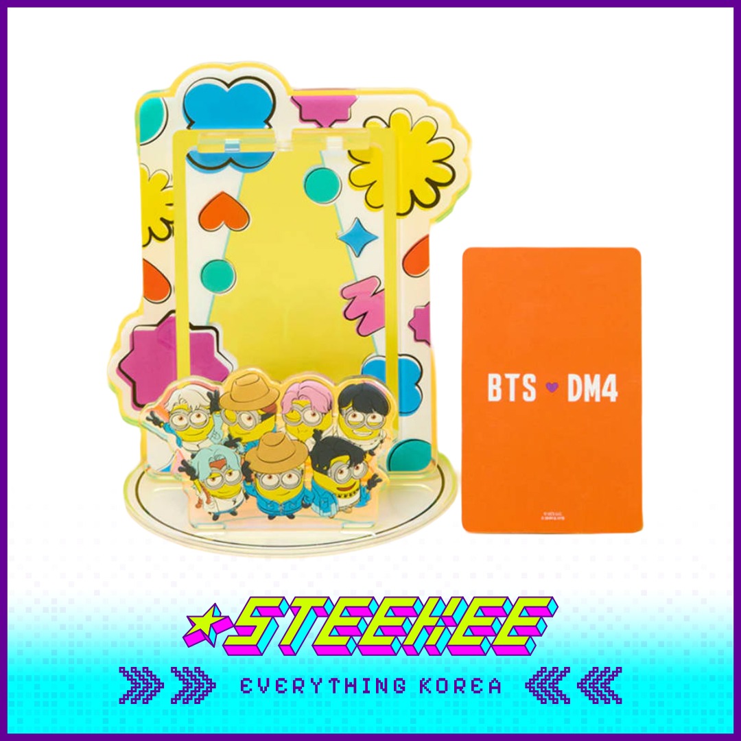 BTS X Despicable Me 4 Minions Collaborations Photo Stand Desk ...