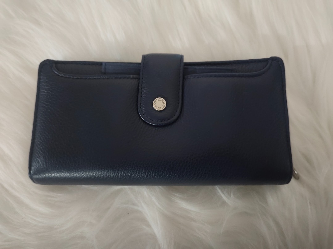 Buxton Navy Blue Wallet, Women's Fashion, Bags & Wallets, Wallets ...
