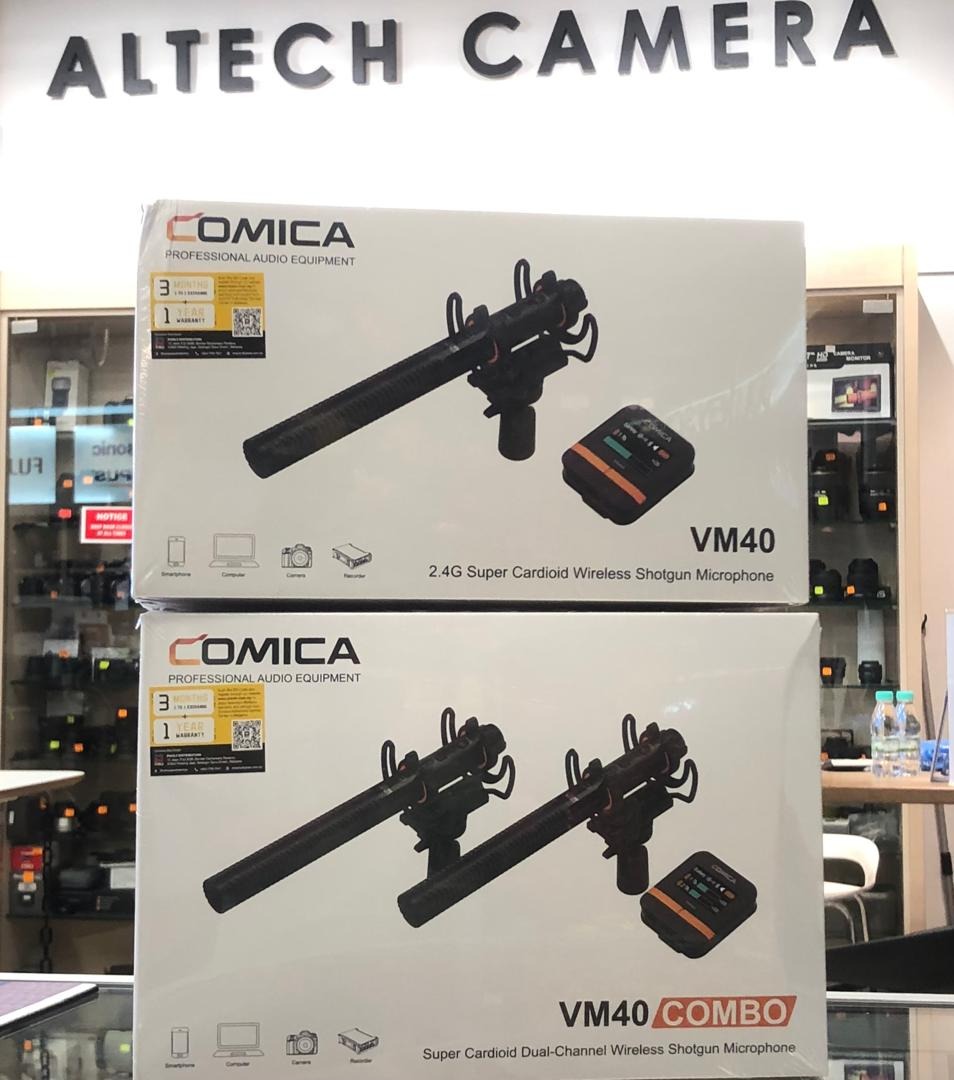 Comica Audio VM40 Wireless Shotgun Microphone System (Standard / Combo ...