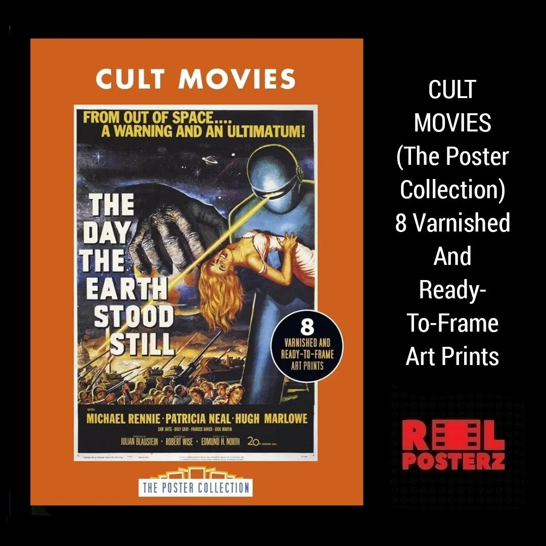 Cult Movies (The Poster Collection) - 8 Varnished and Ready-To-Frame ...
