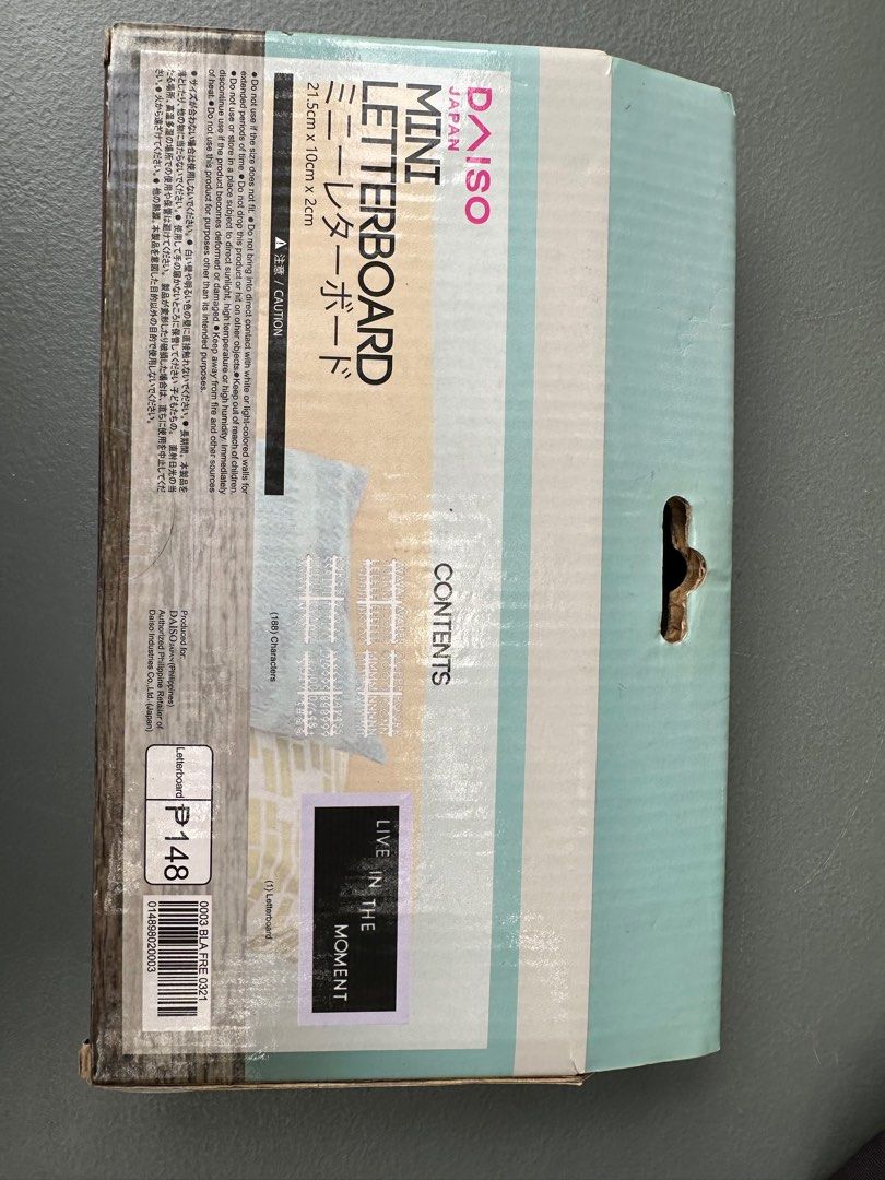 Daiso Mini Letterboard, Furniture & Home Living, Home Decor, Other Home ...