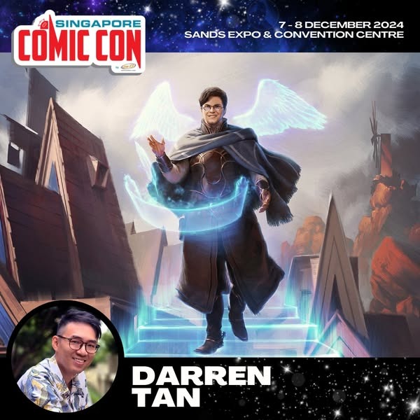 Darren Tan artist signed autographed collector card limited 2 worldwide ...