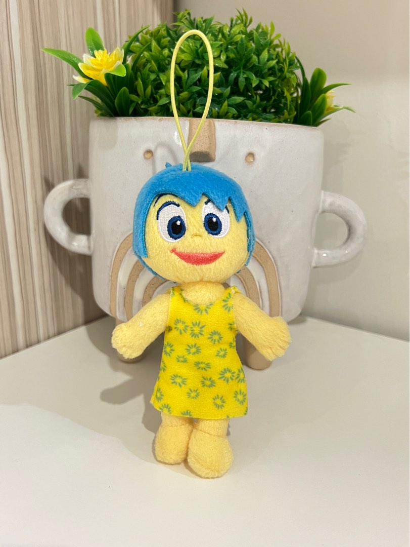 Disney Inside Out Joy Plush Charm Key Strap, Hobbies & Toys ...