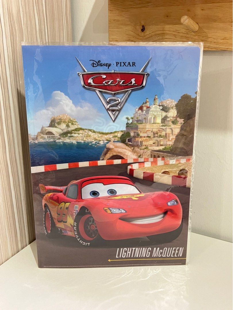 Disney Pixar Cars 2 Movie Clear File Folder, Hobbies & Toys, Stationery ...