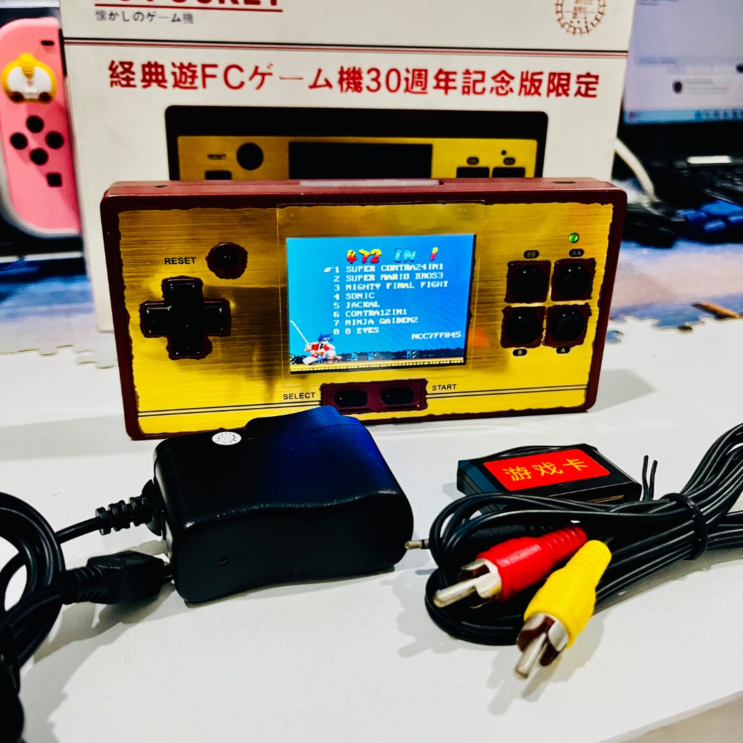 FC Pocket (Family Computer) Game Console with FREE Game Card, Video ...