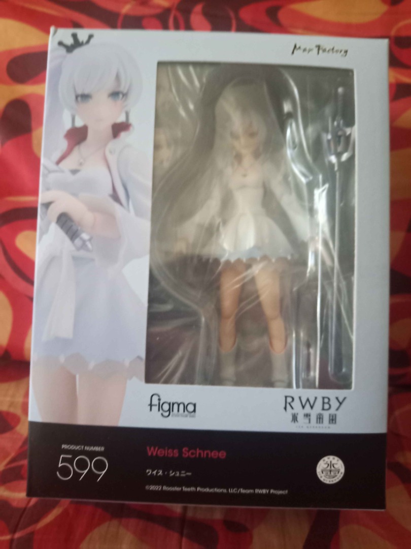 Figma RWBY Weiss Schnee, Hobbies & Toys, Toys & Games on Carousell