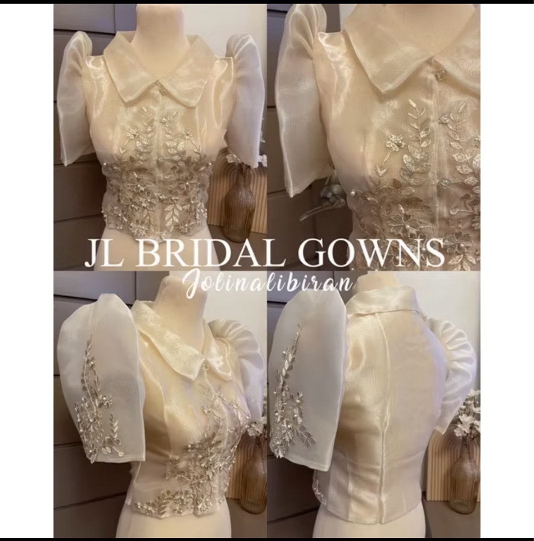 Filipina bolero/blouse, Women's Fashion, Tops, Blouses on Carousell