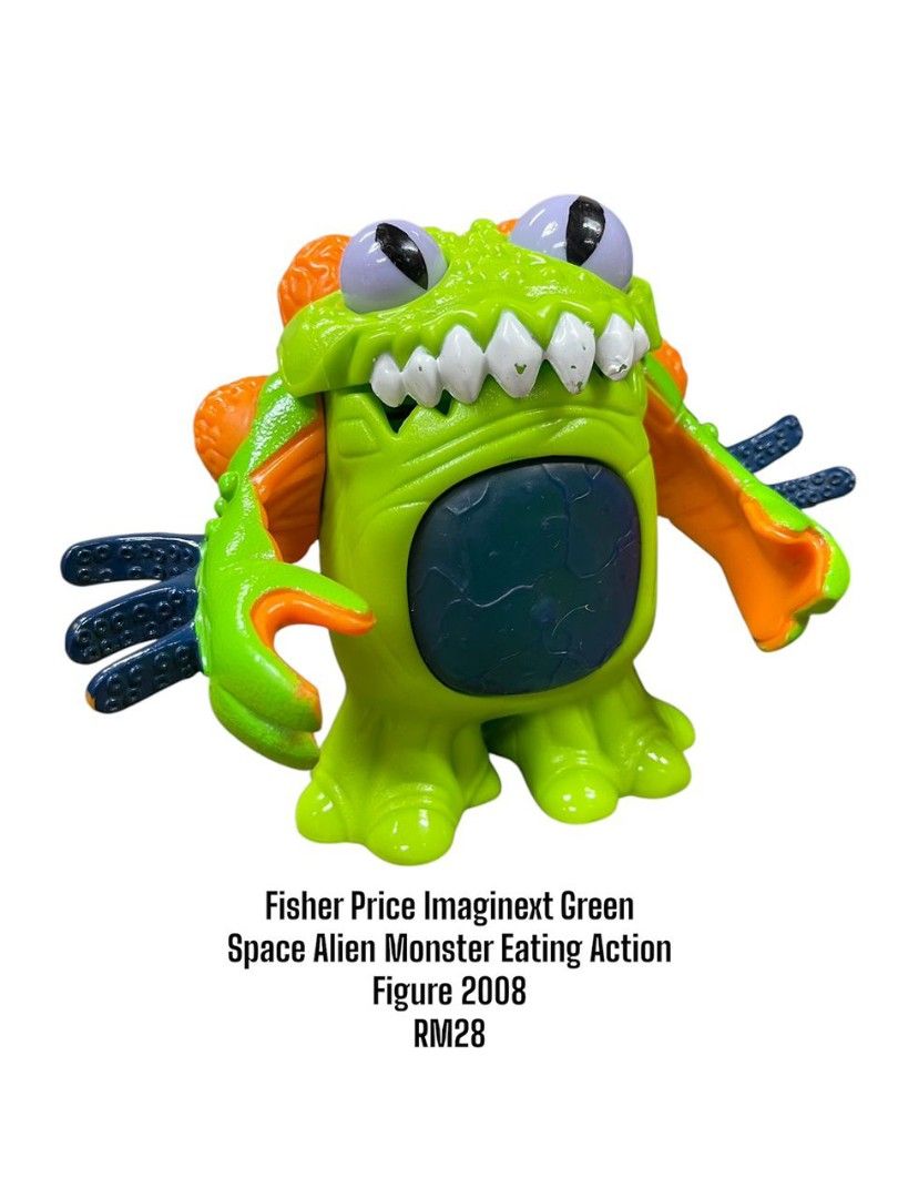Fisher Price Imaginext Green Space Alien Monster Eating, Hobbies & Toys ...