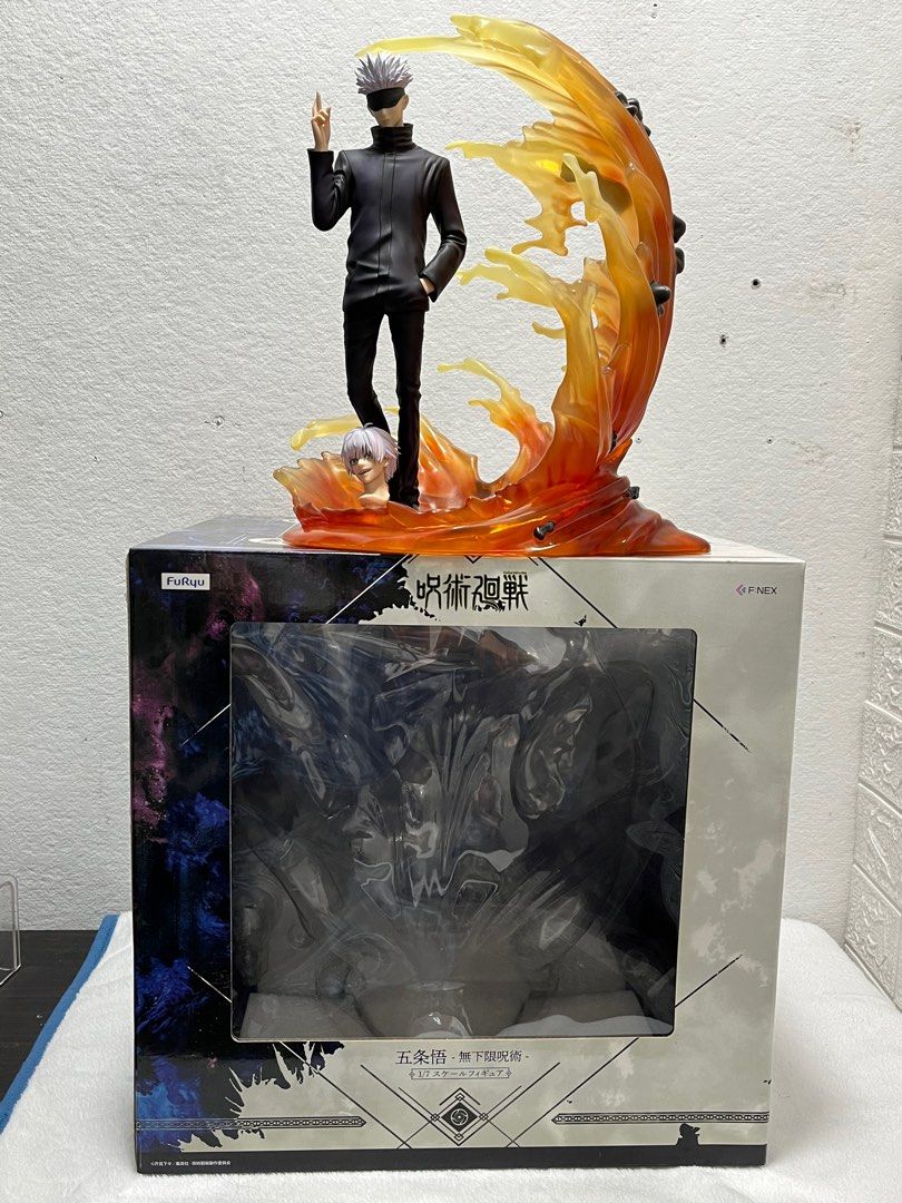 F:NEX Furyu - Jujutsu Kaisen Gojo Satoru 1/7 Scale Figure BIB, Hobbies ...