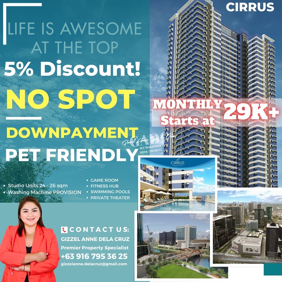 For Sale Affordable Pre-Selling Studio Unit at Bridgetowne Pasig near ...