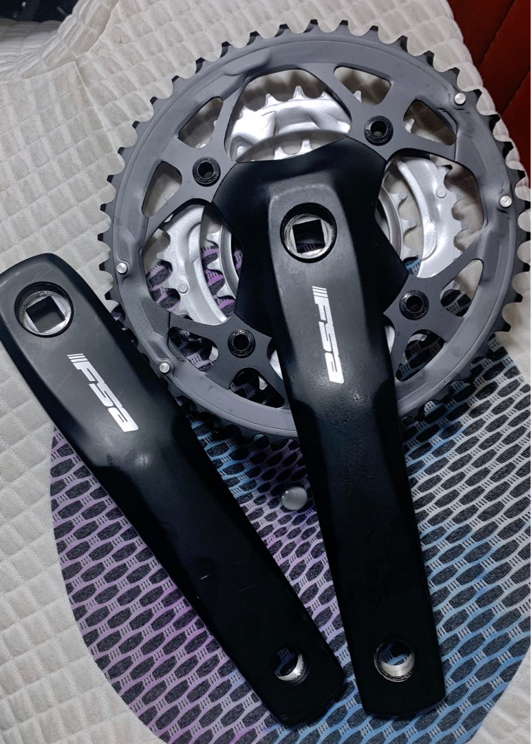 FSA MTB Crankset Square Taper (NOS), Sports Equipment, Bicycles & Parts ...
