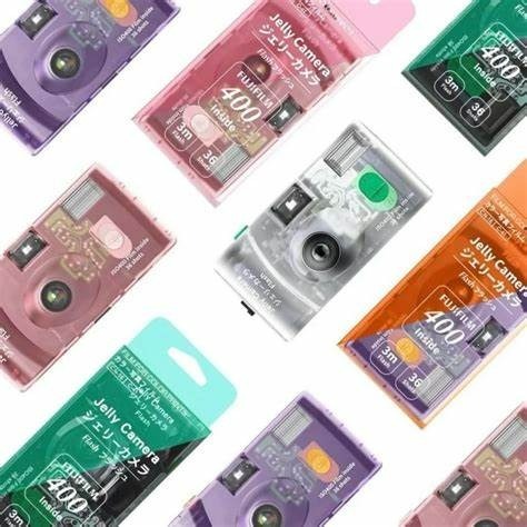 Fujifilm Jelly Camera FLASH可重用菲林相機 #Fujifilm, 攝影器材, 相機 - Carousell