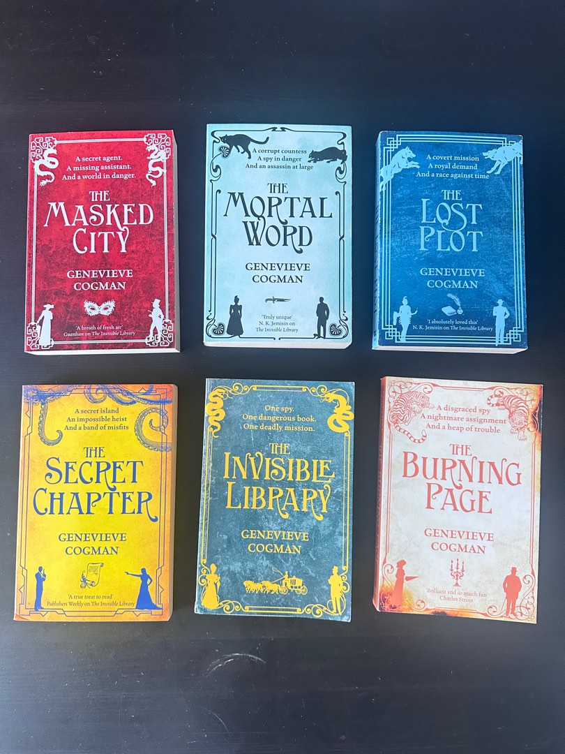 Genevieve Cogman: The Invisible Library Series 8 Books Collection Set ...