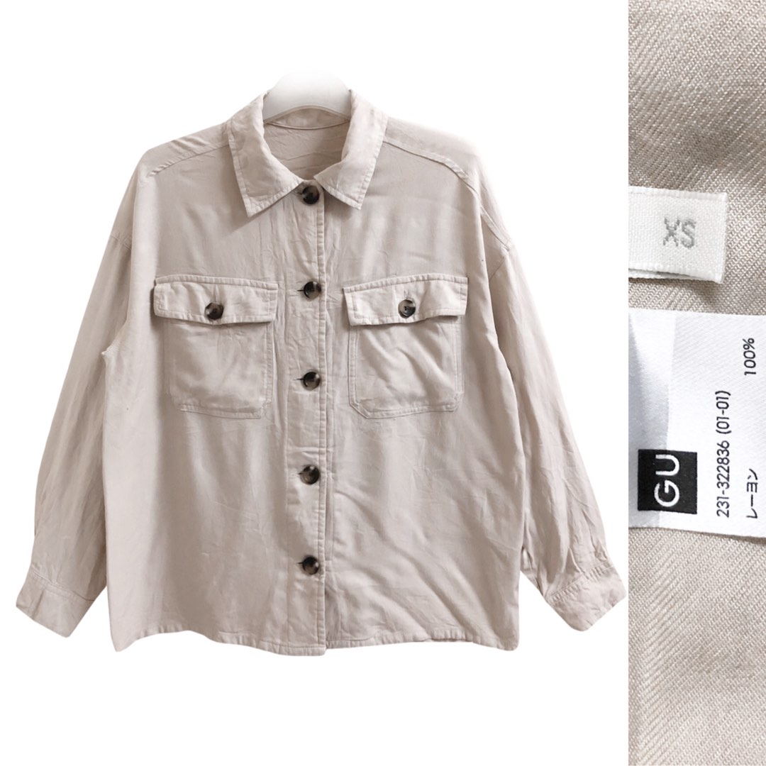 GU UNIQLO button top, Women's Fashion, Tops, Shirts on Carousell