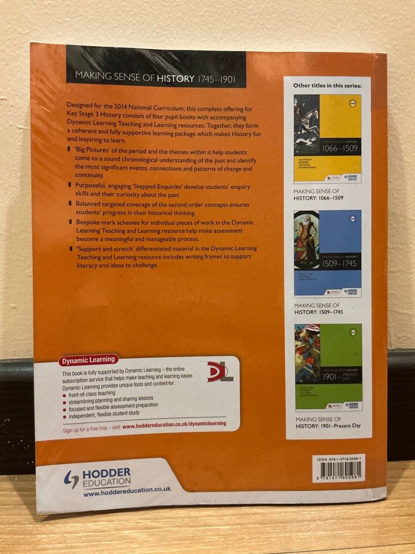 Hodder Education Making Sense of History 1745-1901 (textbook), Hobbies ...