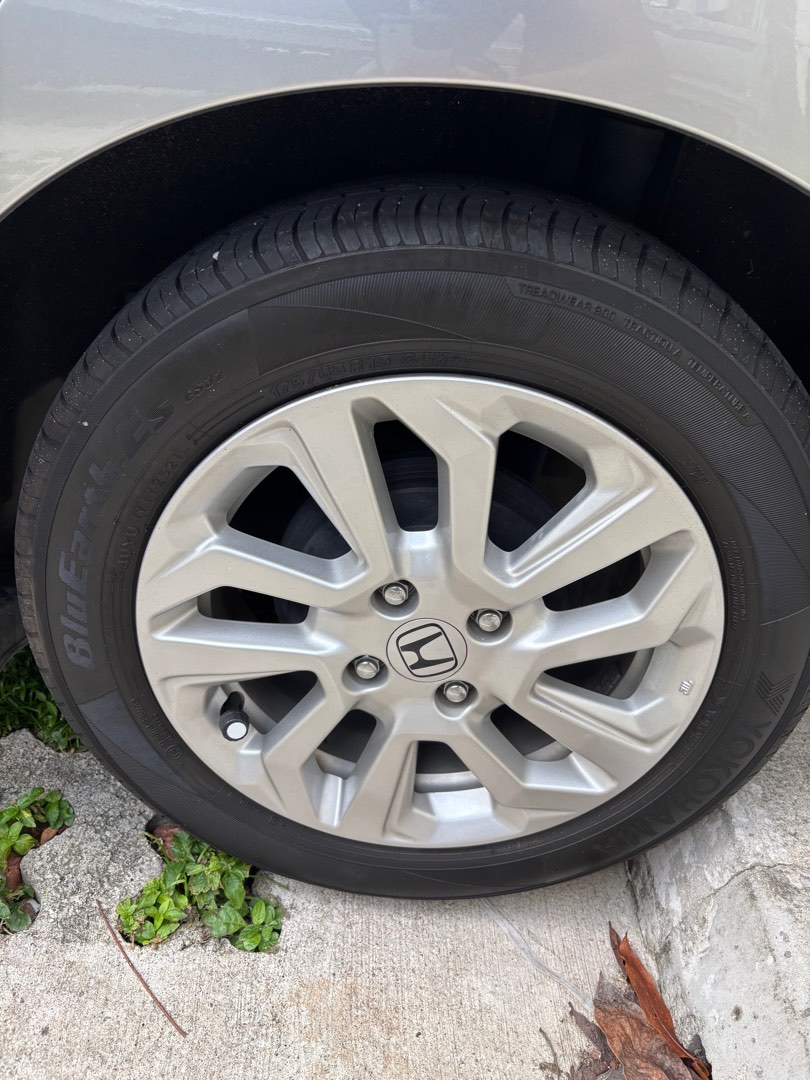 Honda jazz rims and Yokohama tyres, Car Accessories, Tyres & Rims on ...