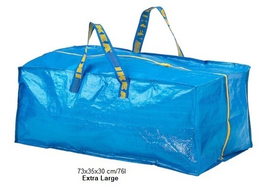 IKEA Carrier Bag Shopping Beg | Laundry | Reusable | Recycle | Extra ...