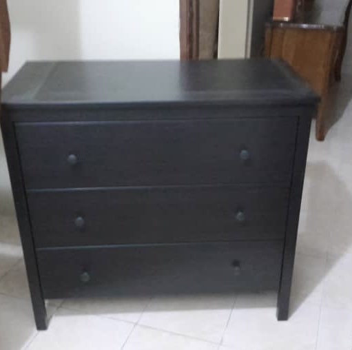 IKEA KILBERGET Chest of 3 drawers, white/anchor/unlock-function ...