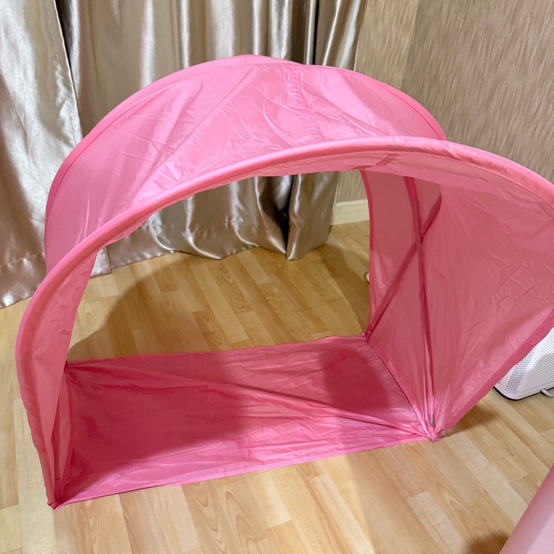 IKEA SUFFLETT Bed Tent Pink, Furniture & Home Living, Furniture, Bed ...