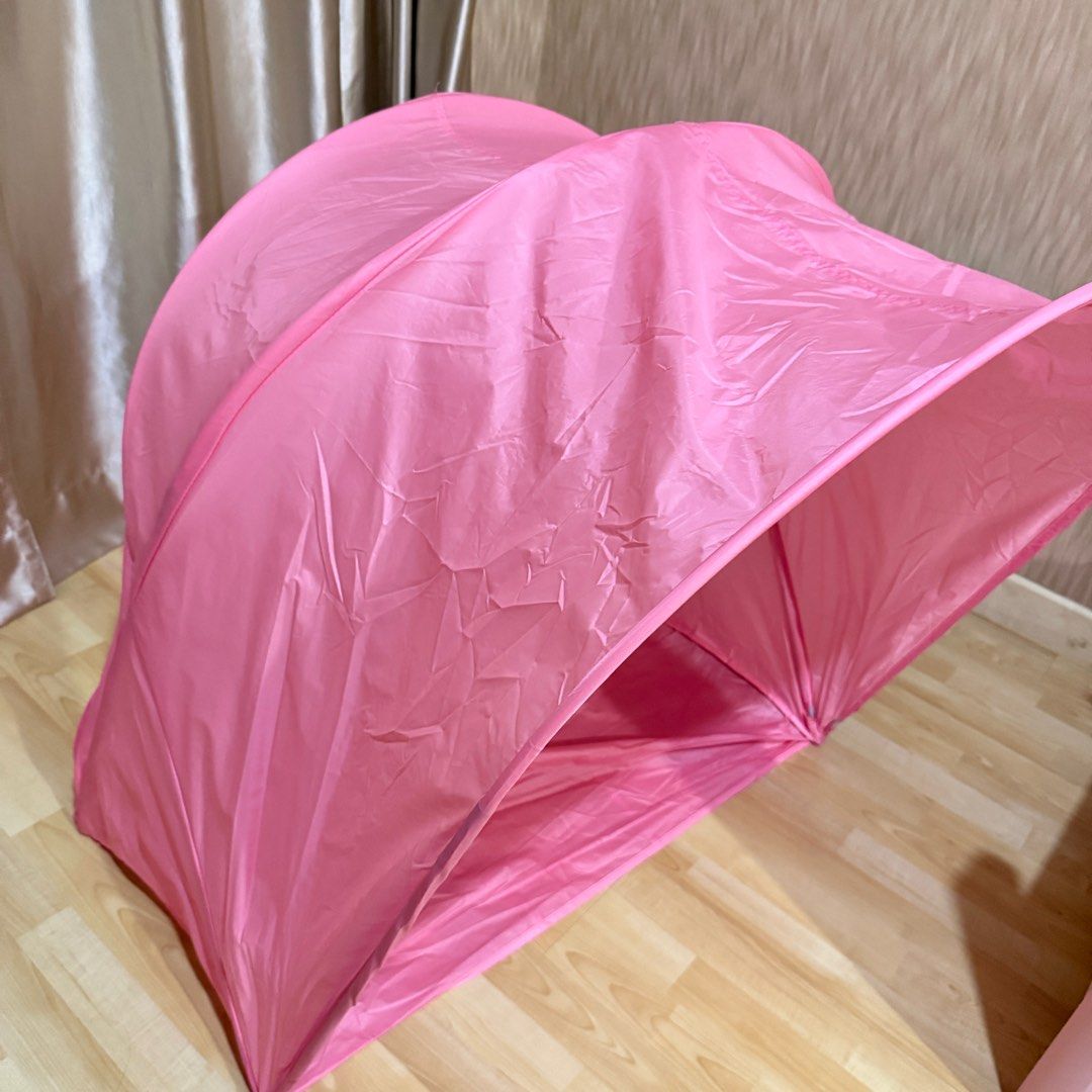 IKEA SUFFLETT Bed Tent Pink, Furniture & Home Living, Furniture, Bed ...