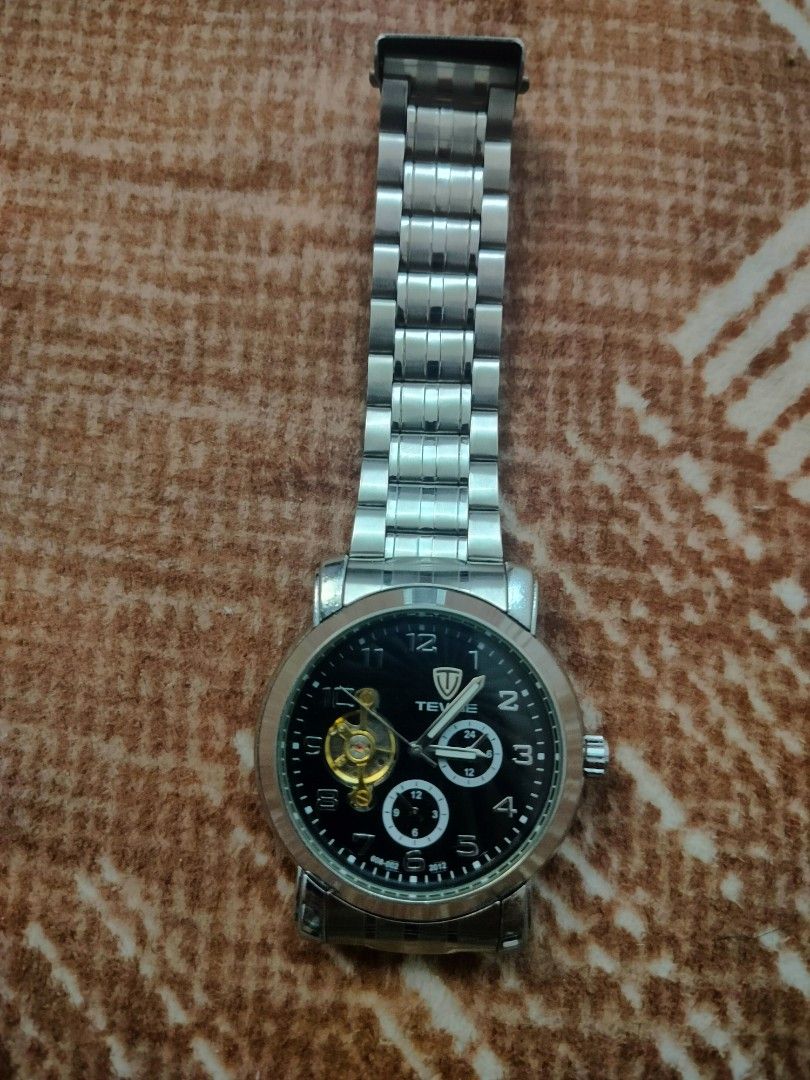 Jam Tangan Nadi Jenama Tevise, Men's Fashion, Watches & Accessories ...