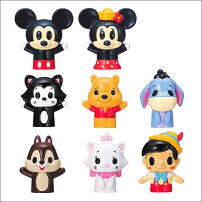 Japan Yujin Disney Characters Mini Puppets Full Set Gashapon Capsule ...