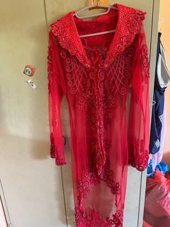 rental Kebaya lace indonesia full set, Women's Fashion, Muslimah ...