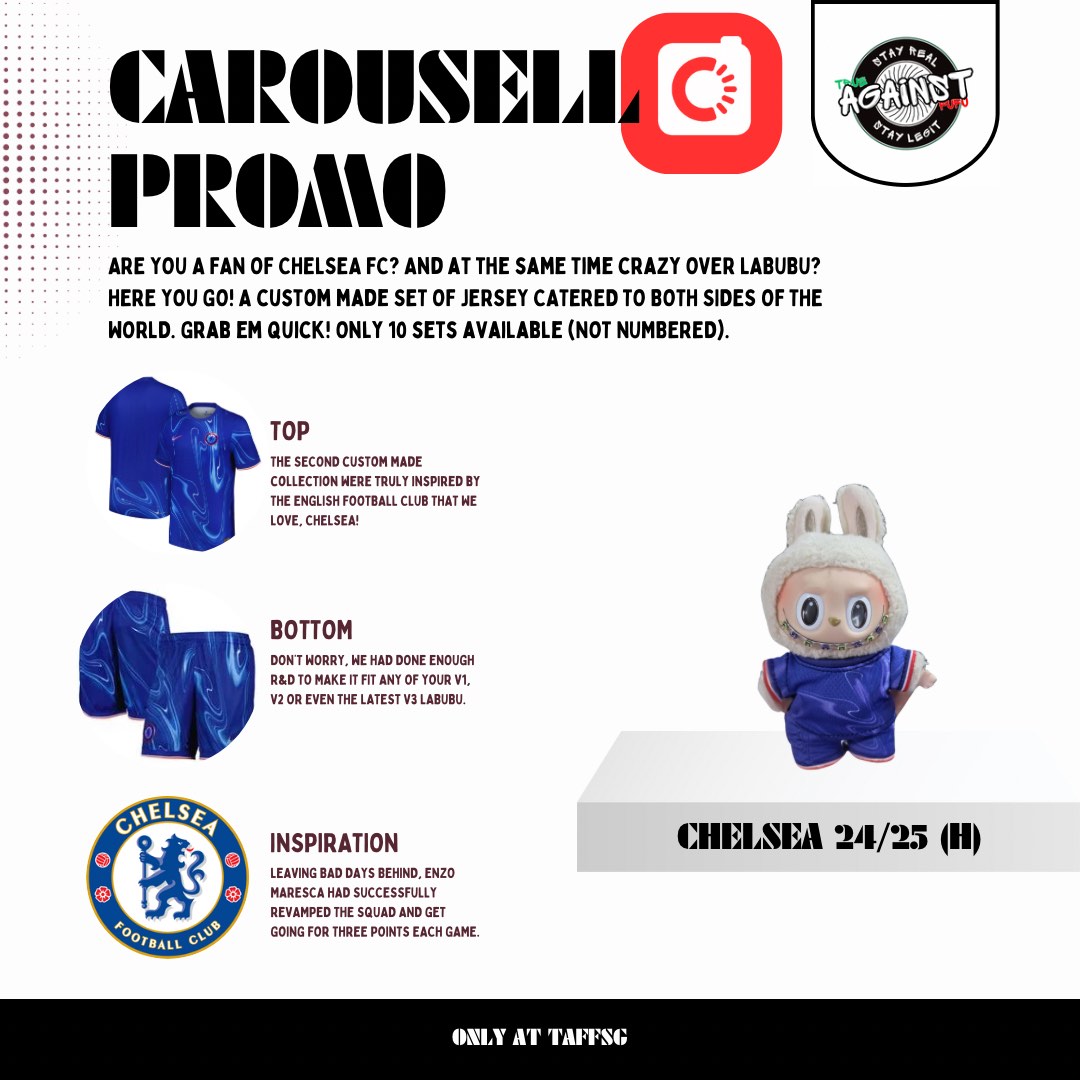 LABUBU CUSTOM MADE CHELSEA FC SET, Hobbies & Toys, Toys & Games on ...