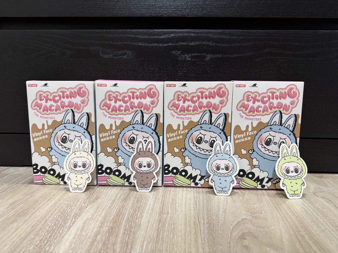 Labubu V1 Authentic Exciting Macarons, Hobbies & Toys, Toys & Games on ...