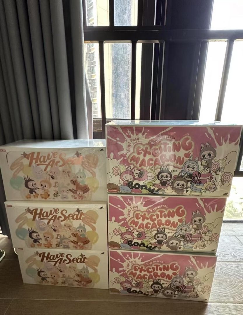 Labubu V1 V2 100% ORI With security code popmart labubu exciting ...