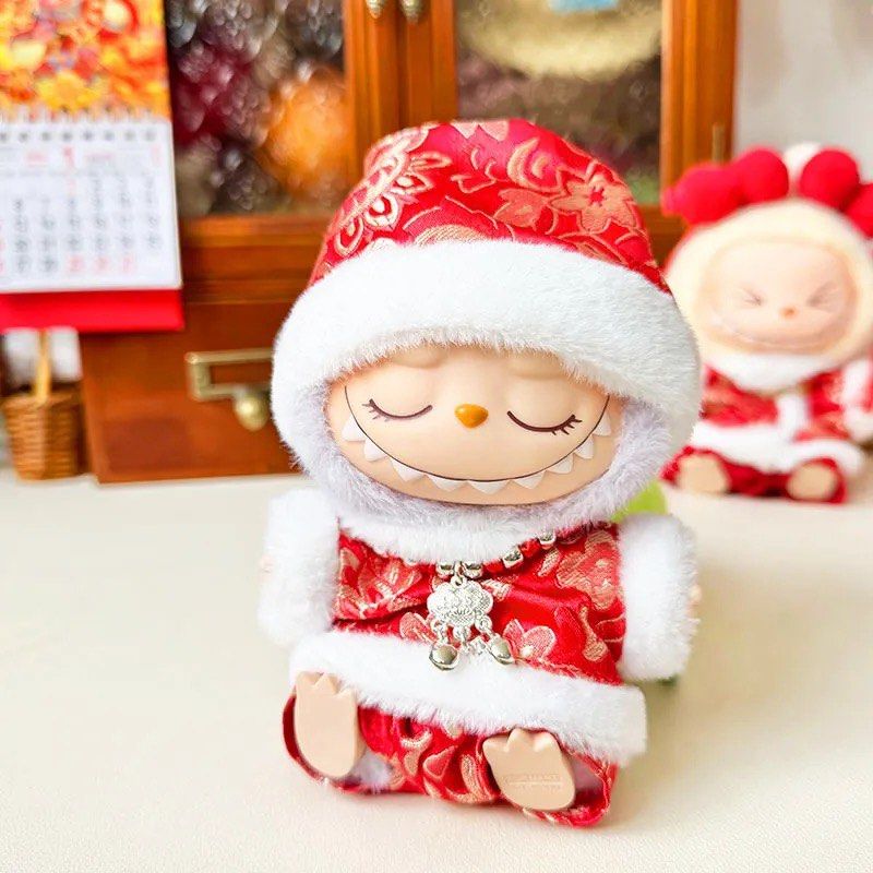 Labubu Winter Outfit - Labubu CNY Outfit - Labubu Lion Dance, Hobbies ...