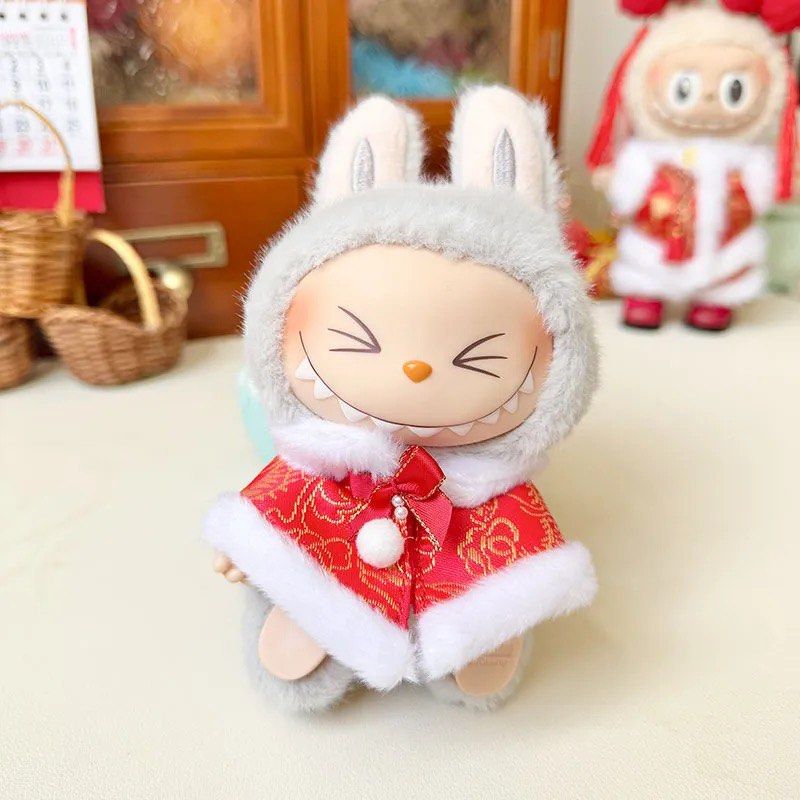 Labubu Winter Outfit - Labubu CNY Outfit - Labubu Lion Dance, Hobbies ...