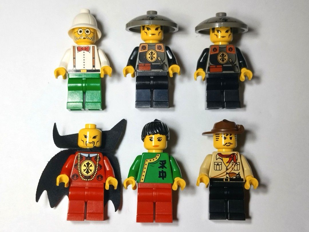 LEGO 7419 Adventurers Orient Expedition Dragon Fortress - Minifigures ...