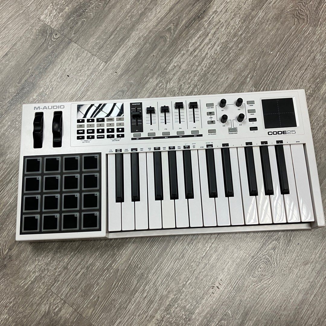 M-Audio Code 25 USB MIDI Controller With X/Y Pad, Hobbies & Toys, Music & Media, Musical ...