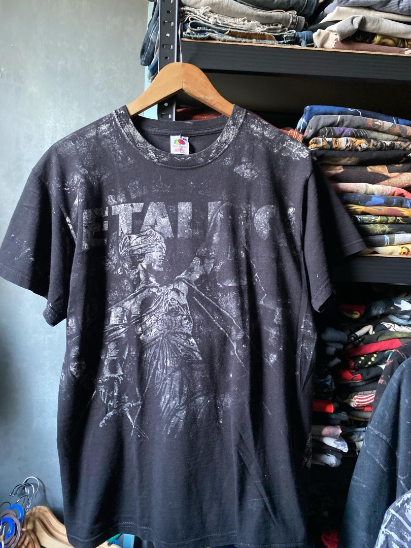 Metallica AOP, Men's Fashion, Tops & Sets, Tshirts & Polo Shirts on ...