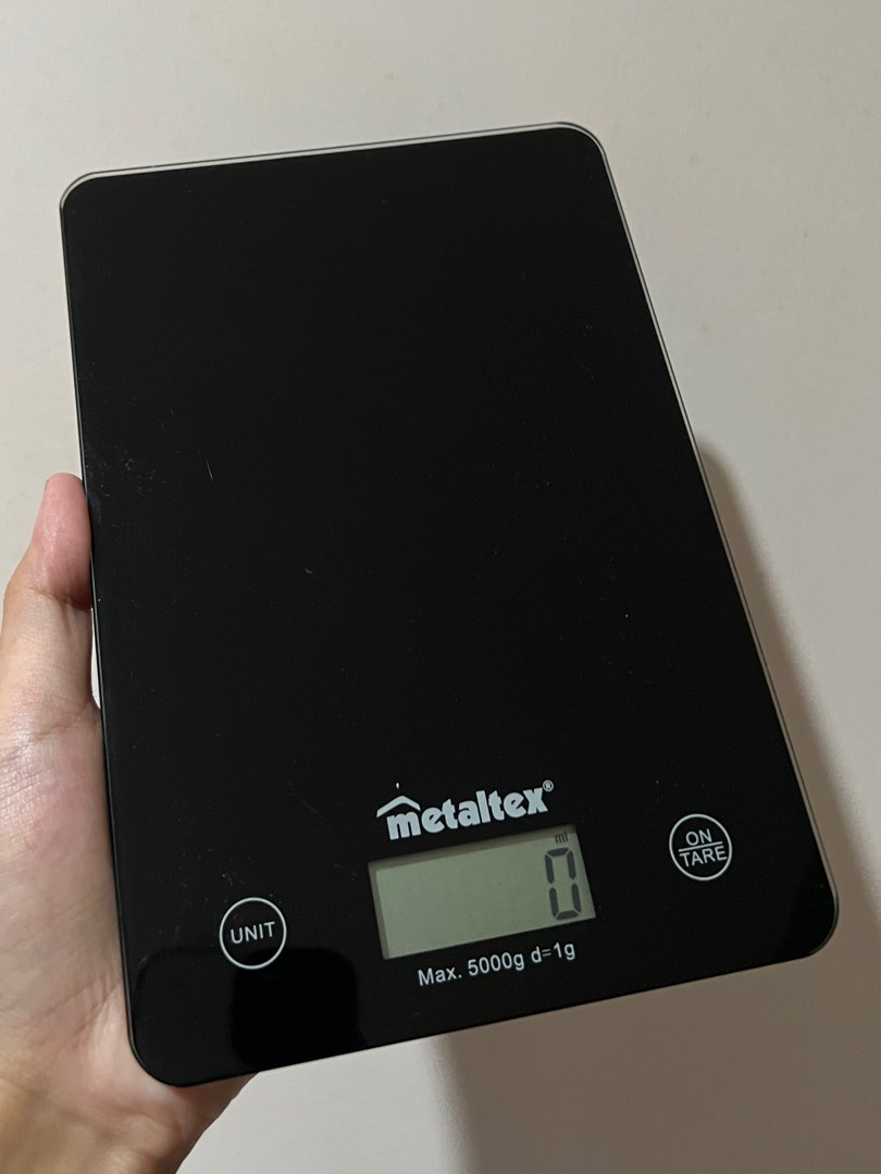 Metaltex Food Scale w/ box, Health & Nutrition, Health Monitors ...