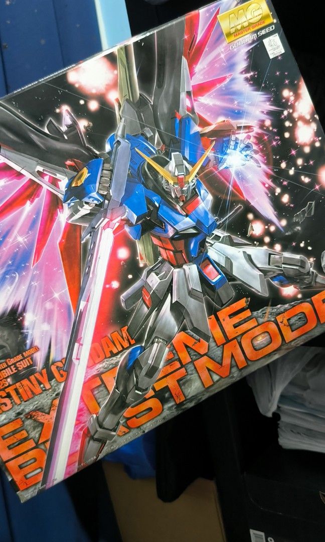 MG DESTINY GUNDAM EXTREME BLAST MODE & BANDAI MG ZAKU CANNON, Hobbies ...