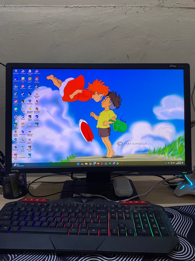 Monitor BenQ XL2411P 144hz, Elektronik, Komputer, Lainnya di Carousell