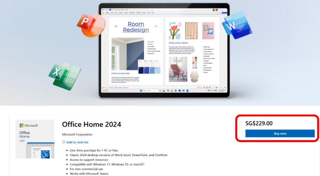 MS Office 2024 (FULL License), Computers & Tech, Parts & Accessories, Software on Carousell