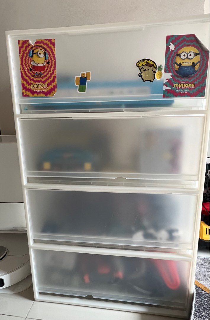 Muji rack 4 drawers, Furniture & Home Living, Furniture, Shelves ...