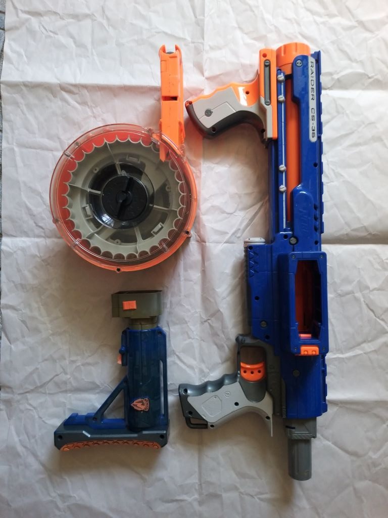 Nerf N-Strike Raider Rapid Fire CS-35 Dart Blaster, Hobbies & Toys ...