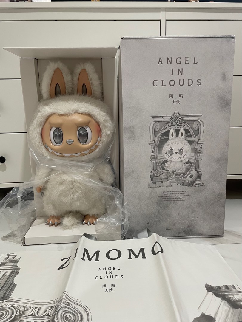(NEW) ORI Popmart BOLEH NEGO Zimomo Angel in Clouds, Toys ...