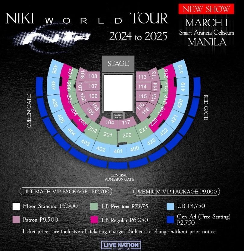 NIKI: Buzz World Tour - Day 3 ‼️LAST 4pcs GENAD ‼️, Tickets & Vouchers ...