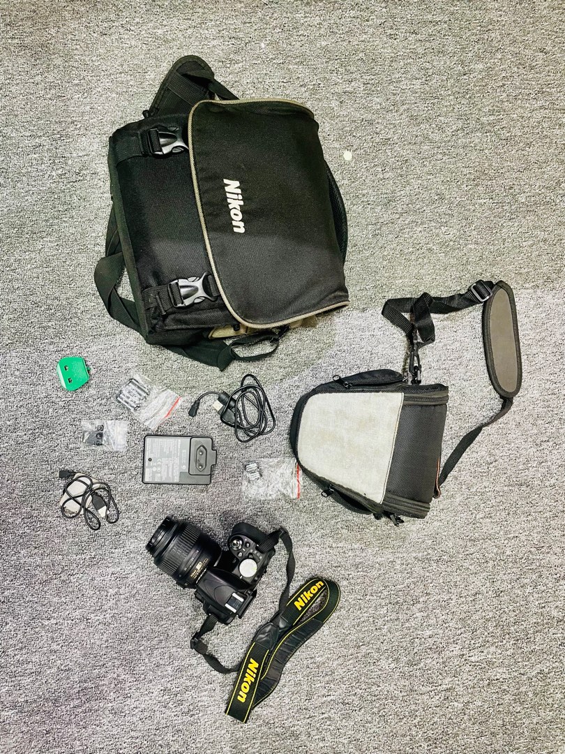 Nikon D3100 Full Set, Photography, Cameras on Carousell