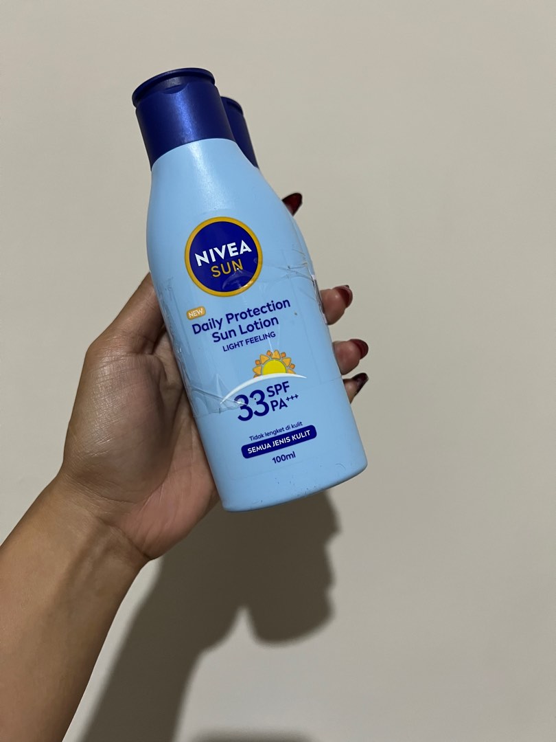 nivea sun 100 ml, Kesehatan & Kecantikan, Kulit, Sabun & Tubuh di Carousell