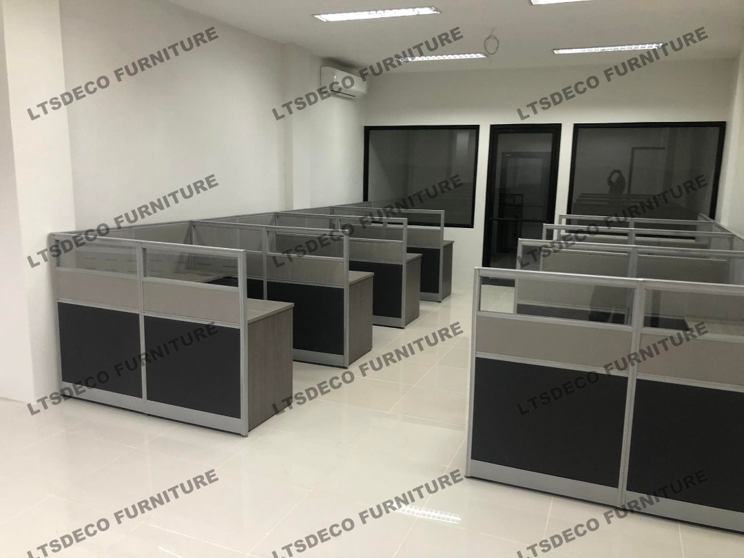 OFFICE L SHAPE PARTITION | OFFICE PARTITION, Furniture & Home Living ...