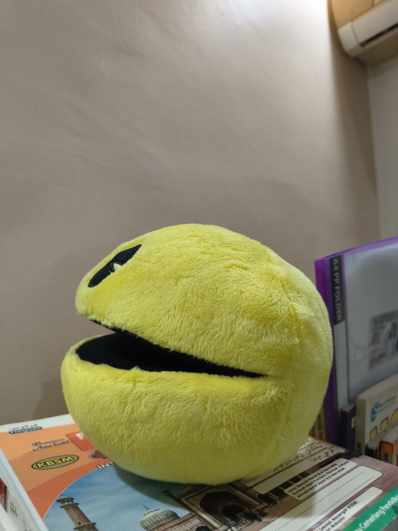 Pac Man Soft Toy Plush, Hobbies & Toys, Toys & Games on Carousell