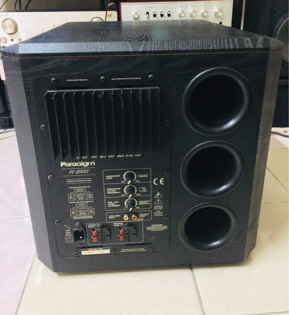 PARADIGM SUB WOOFER made in canada, Audio, Soundbars, Speakers ...