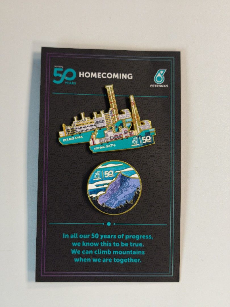 PETRONAS 50 Years Homecoming Pin, Everything Else, Others on Carousell