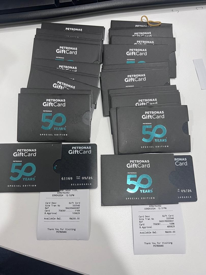 Petronas Gift Card, Video Gaming, Gaming Accessories, Game Gift Cards ...